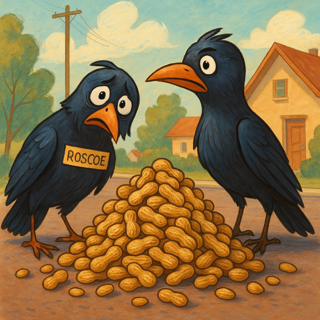Crows, Peanuts, and a Return to Life – Peanuts In My Pocket